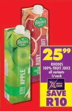 Juice specials Shoprite – May 2025
