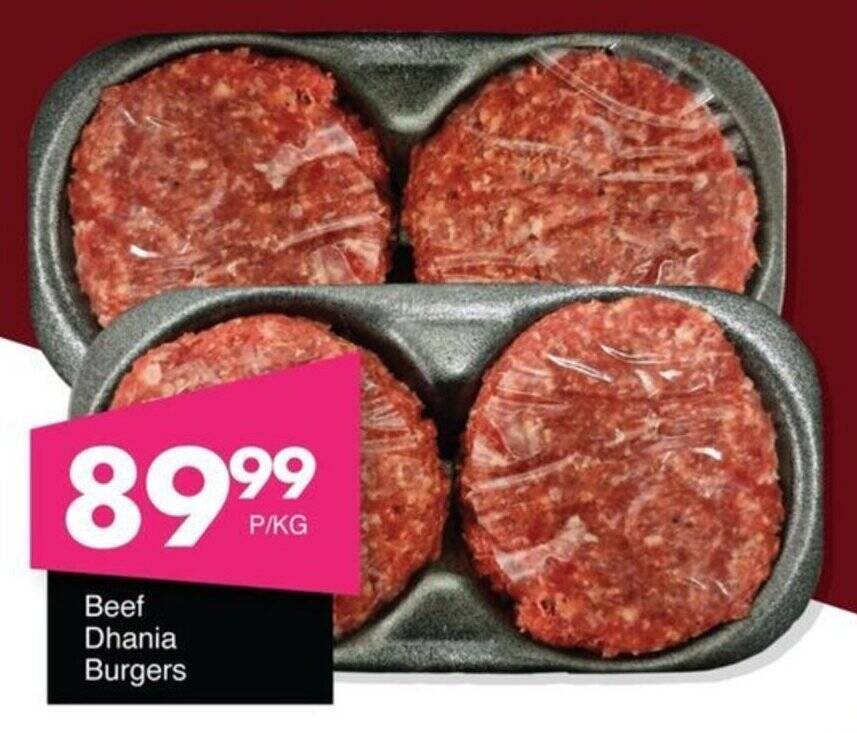 Beef burgers specials Save – Jul 2025