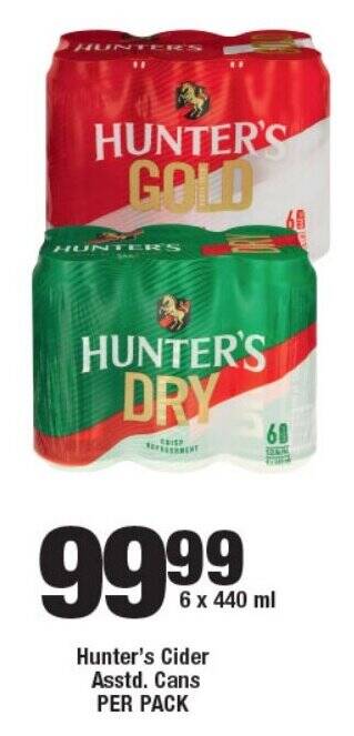 Hunters specials OK Liquor – Jul 2025