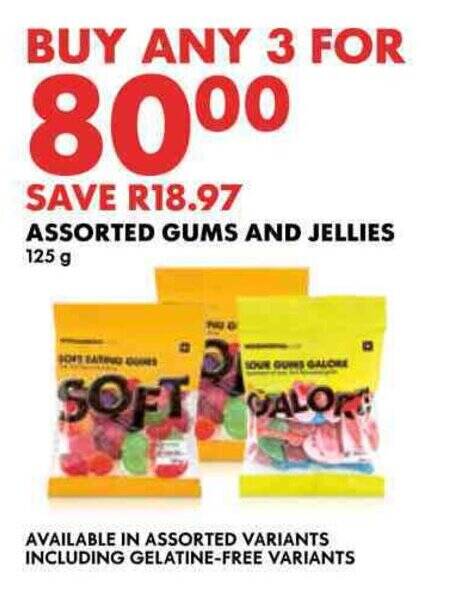 Jellies specials Woolworths – Jul 2025
