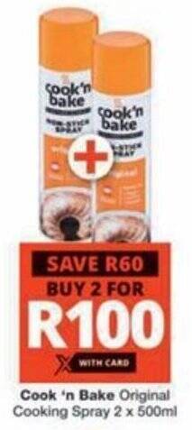 Cook'n Bake specials Checkers Hyper – Jun 2025