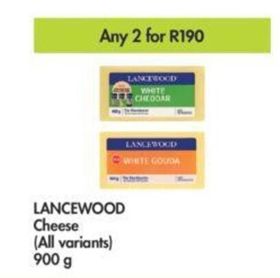 Lancewood Cheese 900g offer at Makro