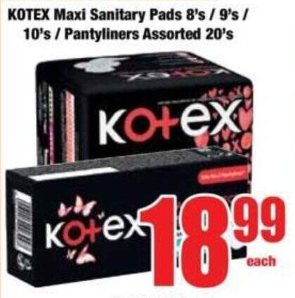 Kotex specials Boxer – Jun 2025
