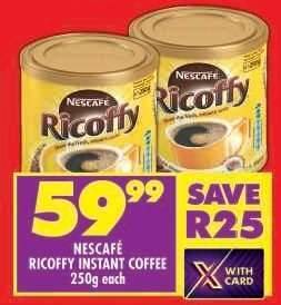 Coffee specials Shoprite – Jun 2025