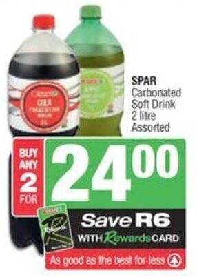 Soft drink specials at Spar – Jul 2025