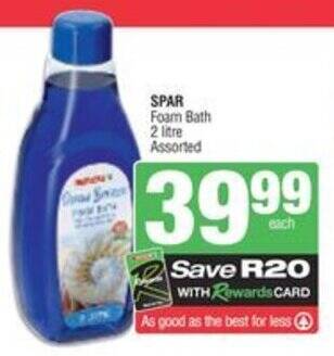 Bath specials at Spar – Aug 2025