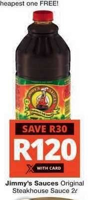 Sauces specials Checkers – Jun 2025