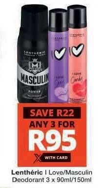 Lentheric I Love specials Checkers – Jul 2025