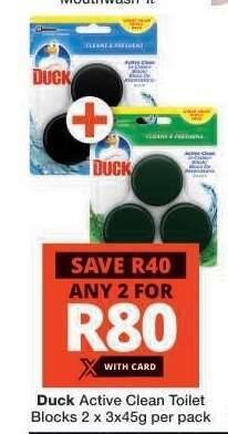 Toilet cleaner specials Checkers – Jul 2025