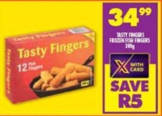 Fish fingers specials Shoprite – Jun 2025