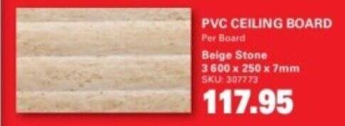 Ceiling board specials at Cashbuild – Sept 2025