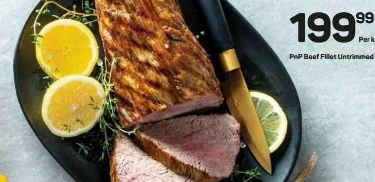 Pnp beef fillet offer at Pick n Pay