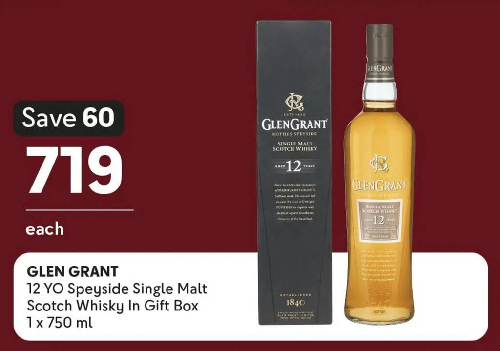 Glen Grant specials Makro’s liquor – Jun 2025