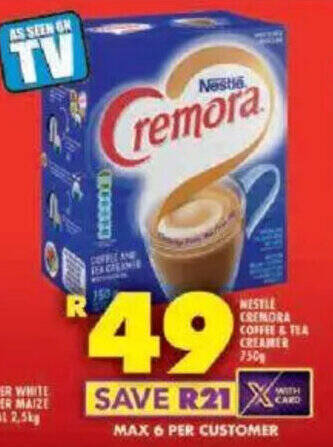 Coffee and tea creamer specials Shoprite – Jun 2025