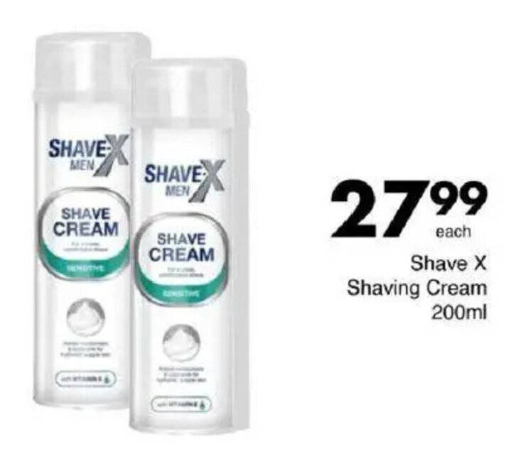 Shave X specials Save – Jul 2025