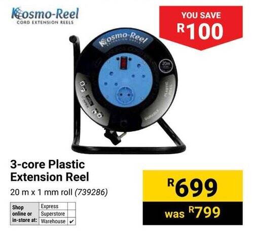 Kosmo-Reel specials Builders Warehouse – Jul 2025