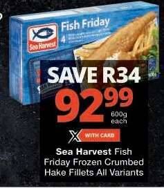 Hake fillets specials Checkers – Jun 2025