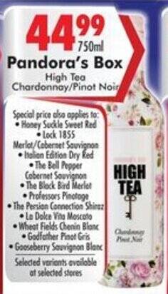 Pandora's Box specials Prestons – Jul 2025