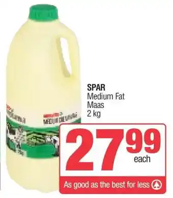 SPAR Medium Fat Maas offer at Spar