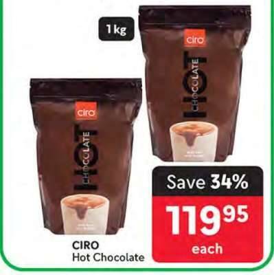 Hot Chocolate specials Makro – Jul 2025