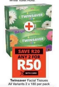 Tissues specials at Checkers – Oct 2025