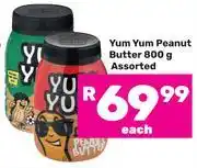 Yum Yum Peanut Butter Assorted-800g offer at Game