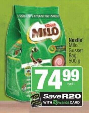 Milo specials Spar Savemor – Jul 2025