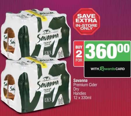 Savanna specials at Spar Tops – Jul 2025
