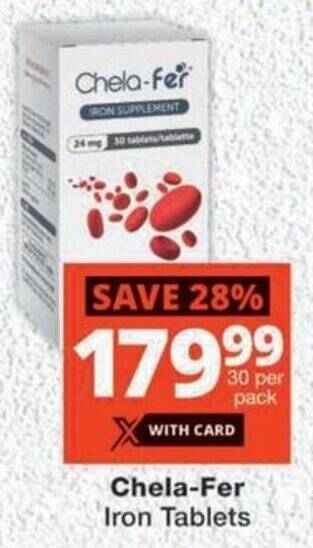 Chela-fer offers - Find and view the cheapest Chela-fer offer!