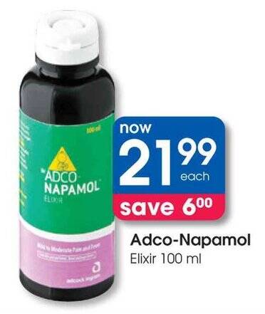 Adco-napamol offers - Find and view the cheapest Adco-napamol offer!