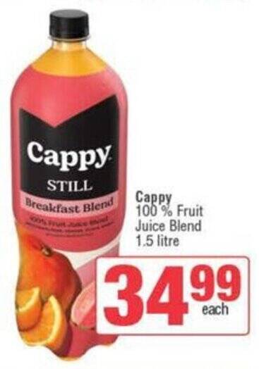 Cappy Fruit offers - Find and view the cheapest Cappy Fruit offer!