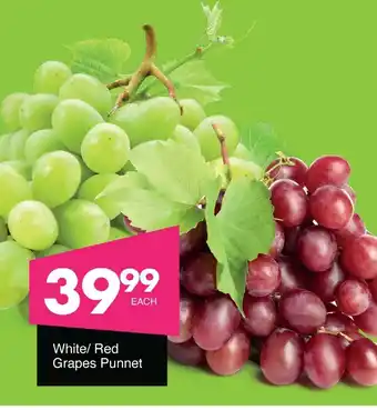 White/ Red Grapes Punnet offer at Save Hyper