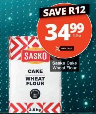 Cake flour specials Checkers – Jul 2025