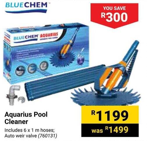 Pool cleaner specials at Builders Warehouse – Aug 2025