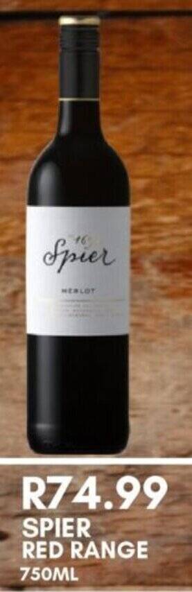 Spier specials at Prestons – Sept 2025