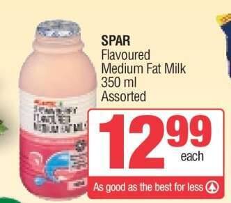 Milk specials Spar – Jul 2025