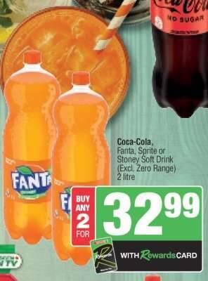 Soft drink specials Spar – Jul 2025