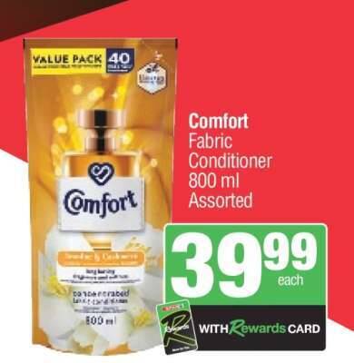 Comfort specials at Spar – Oct 2025