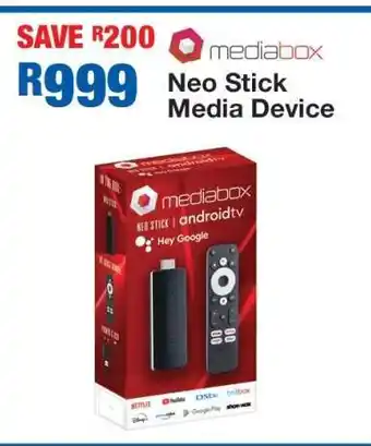 Mediabox Neo Stick Media Device offer at OK Furniture