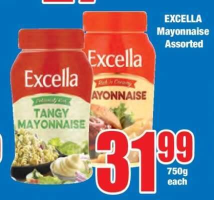 Mayonnaise offers - Find and view the cheapest Mayonnaise offer!
