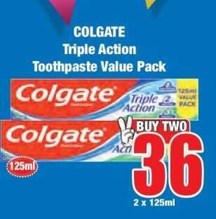 Toothpaste specials at Boxer – Jul 2025