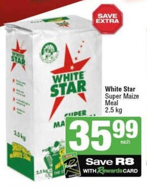 White Star specials at SuperSpar – Sept 2025