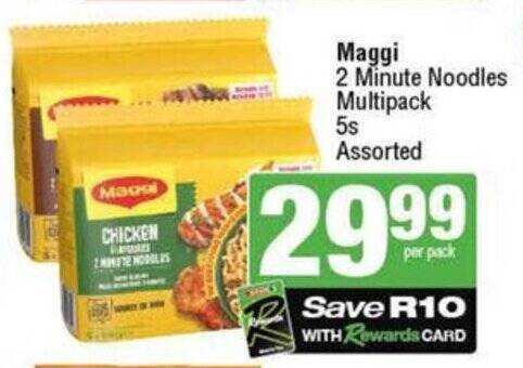 Maggi specials at SuperSpar – Sept 2025