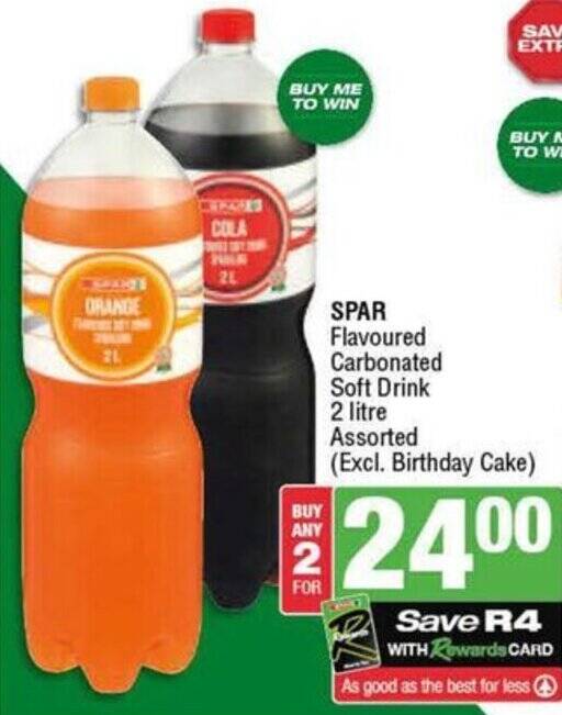 Carbonated soft drink specials SuperSpar – Jul 2025