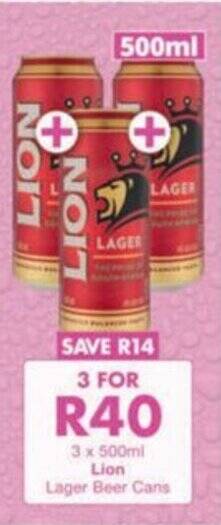 Lion specials at President Hyper – Jul 2025