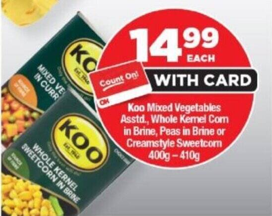 Peas specials OK Foods – Jul 2025