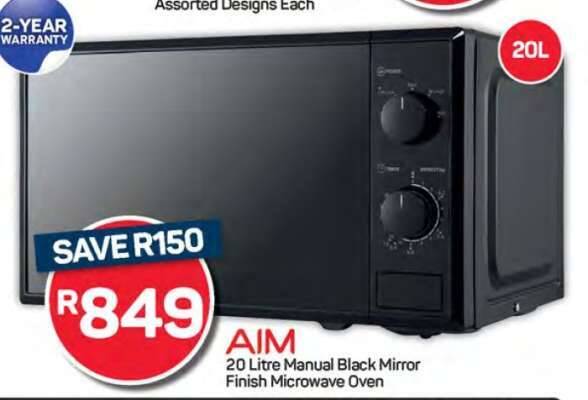 Microwave oven specials at Pick n Pay – Aug 2025