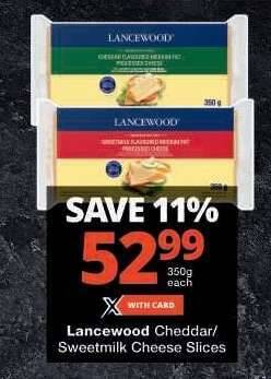 Cheddar cheese specials at Checkers – Jul 2025