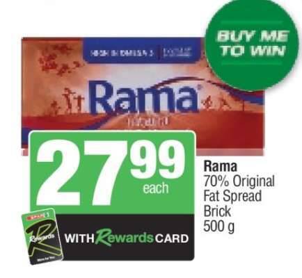 Rama specials at Spar – Jul 2025