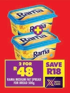 Rama specials at Shoprite – Aug 2025